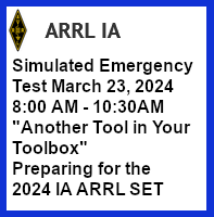 Iowa ARES® Winlink Saturday